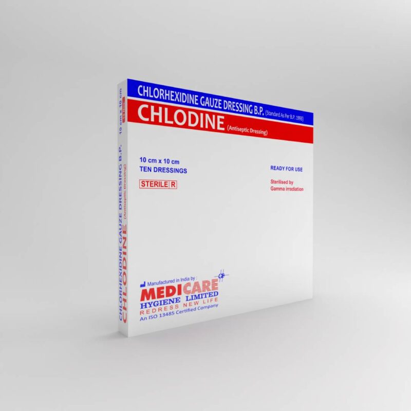 Chlorhexidine Gauze Dressing (Chlodine) Manufacturer & global exporter